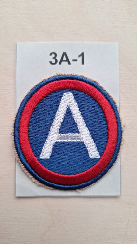 TYPE 1-5 of 5 Variants - 3rd Army Shoulder Patch | Miss Drop 44