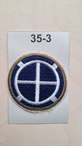 TYPE 46-47 of 47 Variants - 35th Infantry Division Shoulder Patch ...
