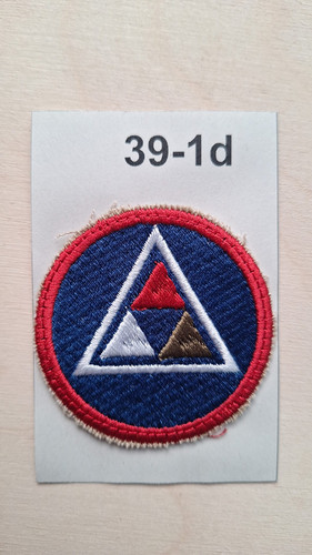 TYPE 1-5 of 5 Variants - 39th Infantry Division Shoulder Patch | Miss ...