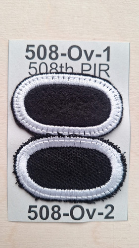 TYPE 1-3 of 3 Variants - 508th PIR Jump Wing/Glider Wing Oval | Miss ...