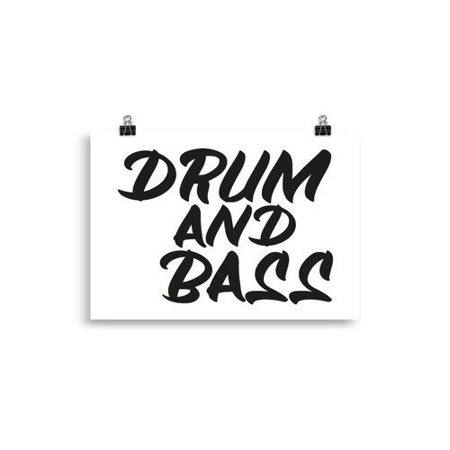 DNB Poster | Drum and Bass Merch | DnB Store