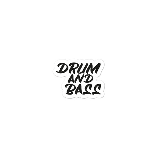 DNB Black Sticker | Drum and Bass Merch | DnB Store