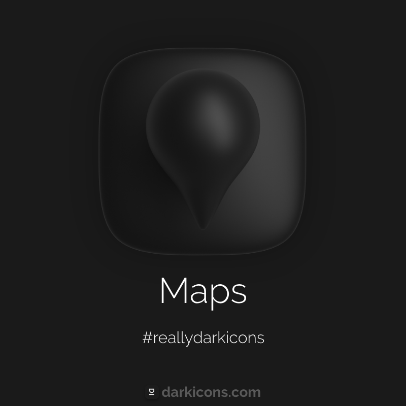 Maps.png | Really Dark Icons