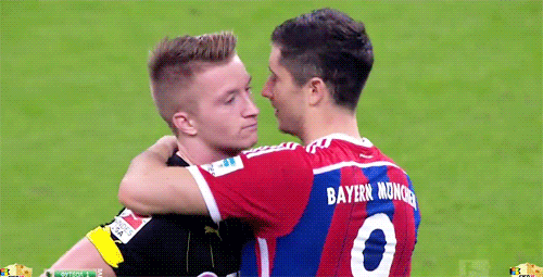 Marco Reus decidió no saludar a Robert Lewandowski después de la ...