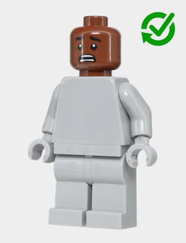 Scared LEGO® Head 2 | Valiantbricks