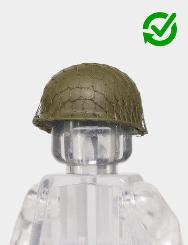 Netted BrickArms® M1 Helmet | Valiantbricks