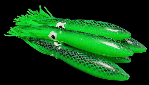 Green Diamond Bulb Squid - 10 Pack | Sterling Tackle