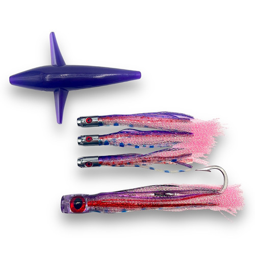 Purple/Silver Super Jet Chain | Sterling Tackle