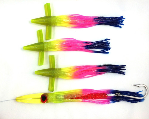 Lg. Rainbow Triple Bird Chain | Sterling Tackle