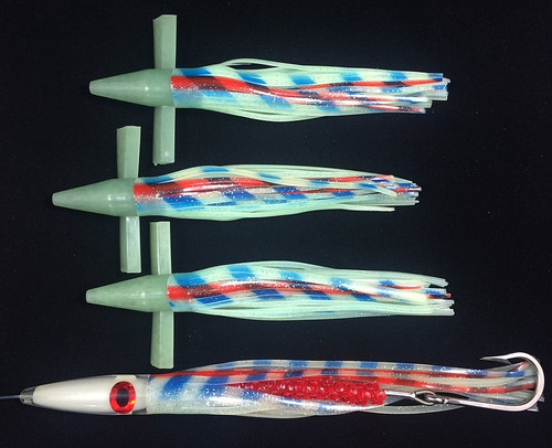 Lg. Glow in the Dark Triple Bird Chain | Sterling Tackle