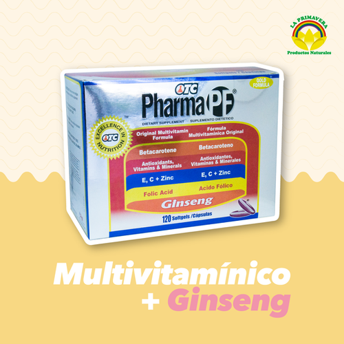 Pharma PF . multivitamínico + ginseng | Centro Naturista