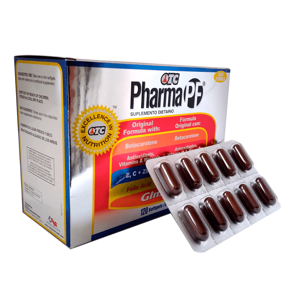 Ginseng Suplemento Dietario Pharma PF x 120 cápsulas | Centro Naturista