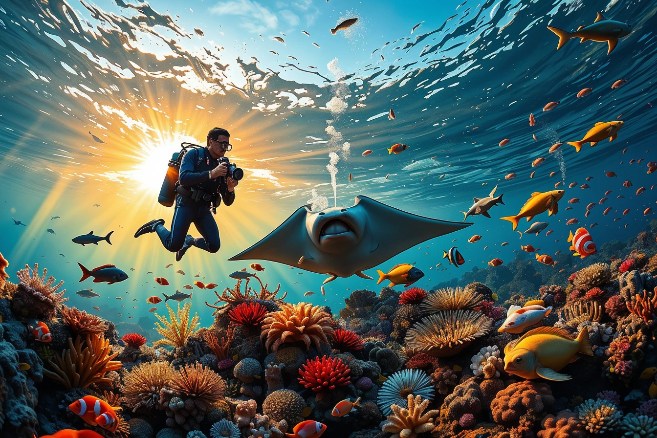 सतह के नीचे: समुद्री जीवन मुलाकात व जलमग्न छायाचित्रण | OREACO