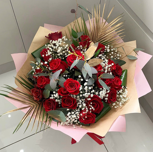 Luxury Double Dozen Red Roses | Buncha Flowers Glasg