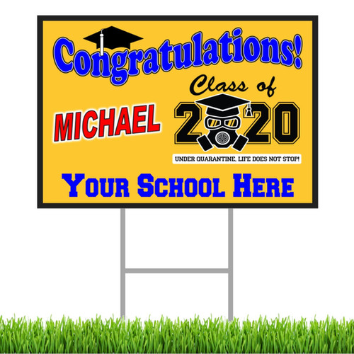 X Large COVID 2020 Grad. Signs | skyline graphics