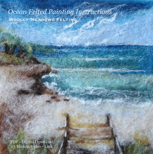 Ocean Felting PDF Pattern | Woolly Meadows