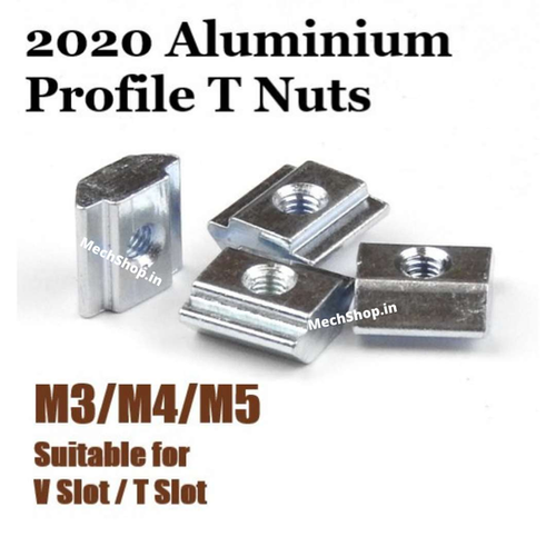 2020/2040 T Slot T nuts for Aluminum Profile M3/M4/M5 | Mech Shop