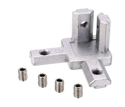 3 Way Inside Corner Bracket Connector for 2020 Profile | Mech Shop