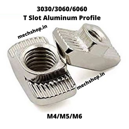 M4/M5/M6 T nut, Hammer Head Nut for 3030 Aluminium Profile | Mech Shop