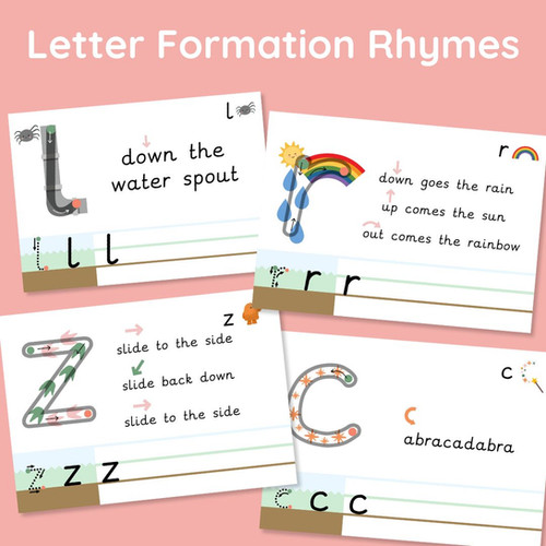 Letter Formation Rhymes | Mini Writers Club