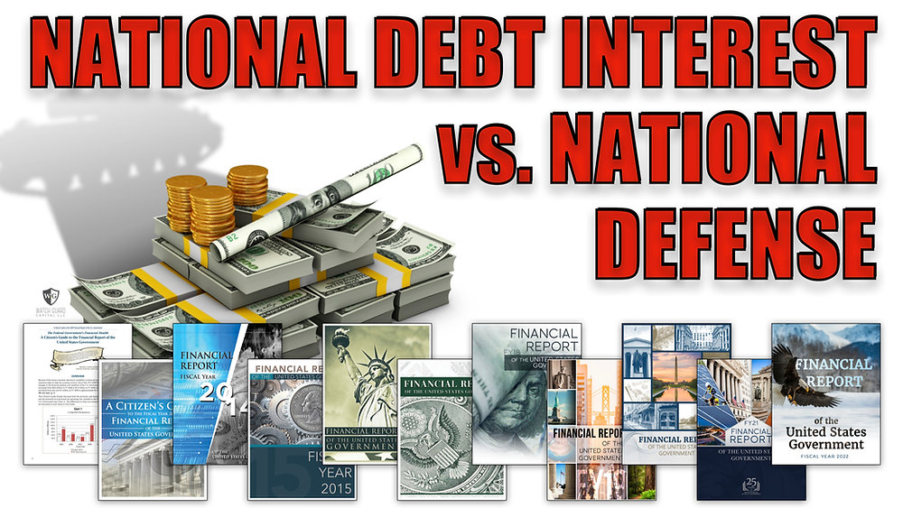 National Debt Interest vs. National Defense Spending