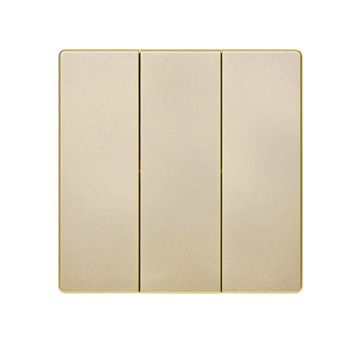 MK Aria 太空金 3位雙控 開關掣 | 彩星電業