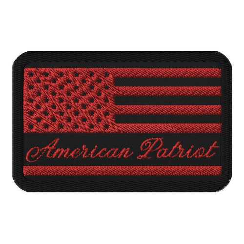 "American Patriot Flag" Embroidered Patch | American Patriot Prt