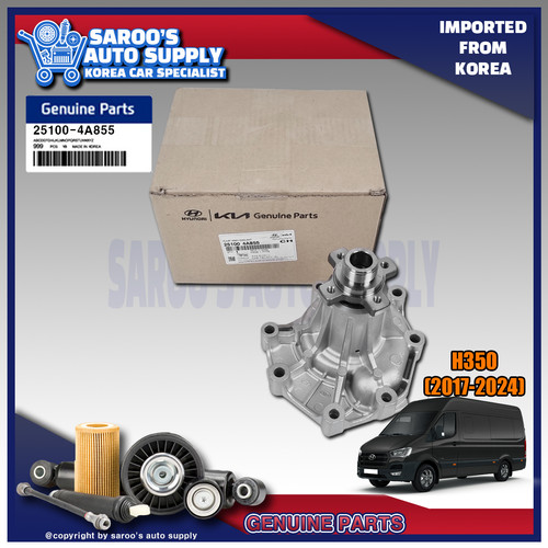 Water Pump/H350 (17-25)/25100-4A855 = 25100-4A800 | Saroo's Auto Supply