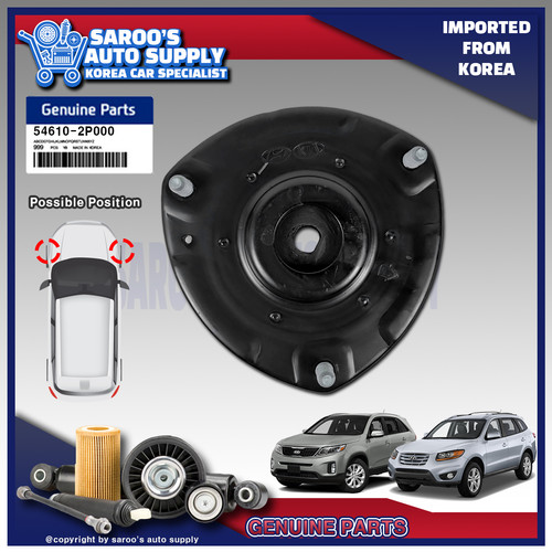 [Front]Shock Absorber Mounting/Santa Fe (10-12),Sorento (09-12)/54610 ...