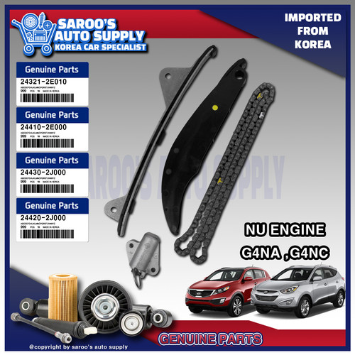 [NU] Timing Chain Set/Tucson,Sportage (GAS)/G4NA , G4NC/24321-2E010 ...