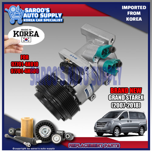 Aircon Compressor/Grand Starex (07-18)/97701-4H000/4H010/4H061 | Saroo ...