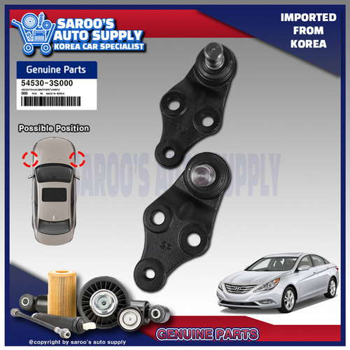 Suspension/Lower Arm Ball Joint Set/Sonata (11-16)/54530-3S000/3R000 ...