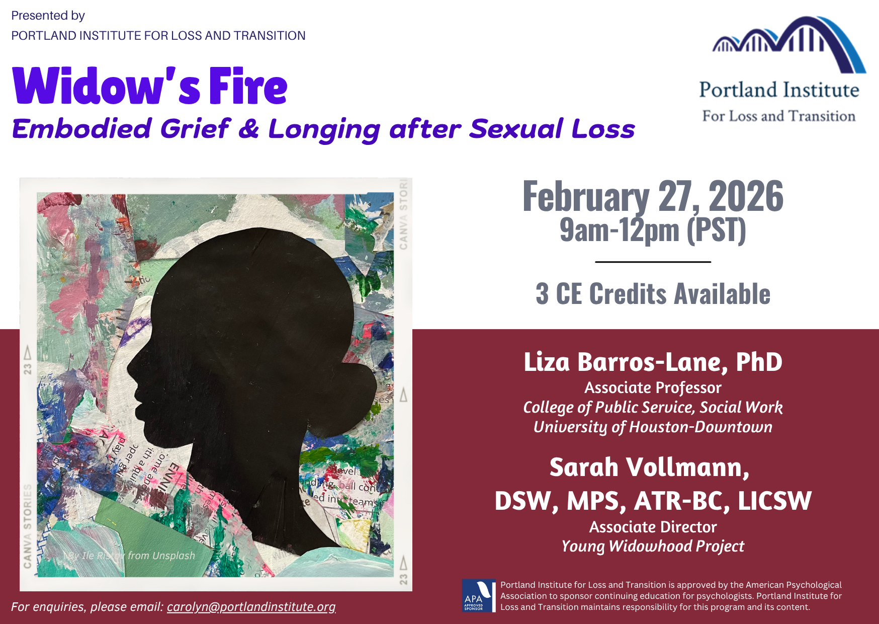 Widow's Fire: Embodied Grief & Longing after Sexual Loss
