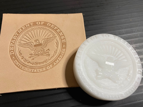 US Department of Defense Leather Stamp | SixElementsWorkshop