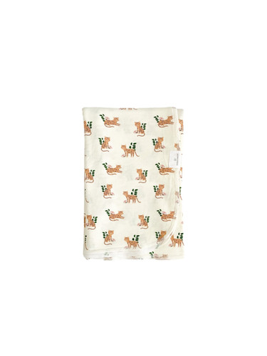 Leopards Bamboo Stretch Swaddle
