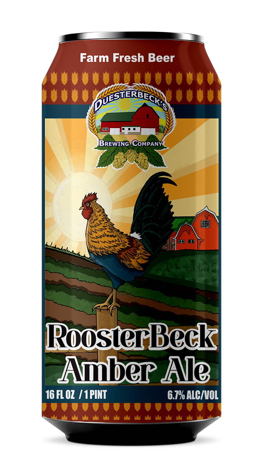 RoosterBeck | Amber Ale | Duesterbeck's | Elkhorn WI