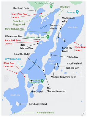 Lake Activities | Whitewater & Rice Lake | Walworth County, WI