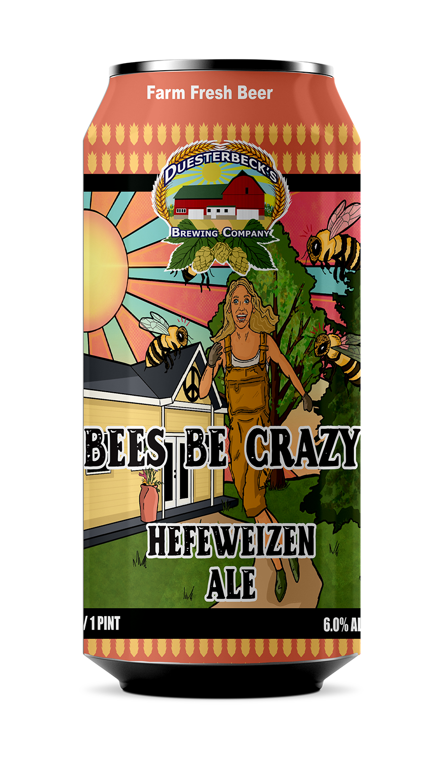 Bees Be Crazy | Hefeweizen Ale | Duesterbeck's | Elkhorn WI