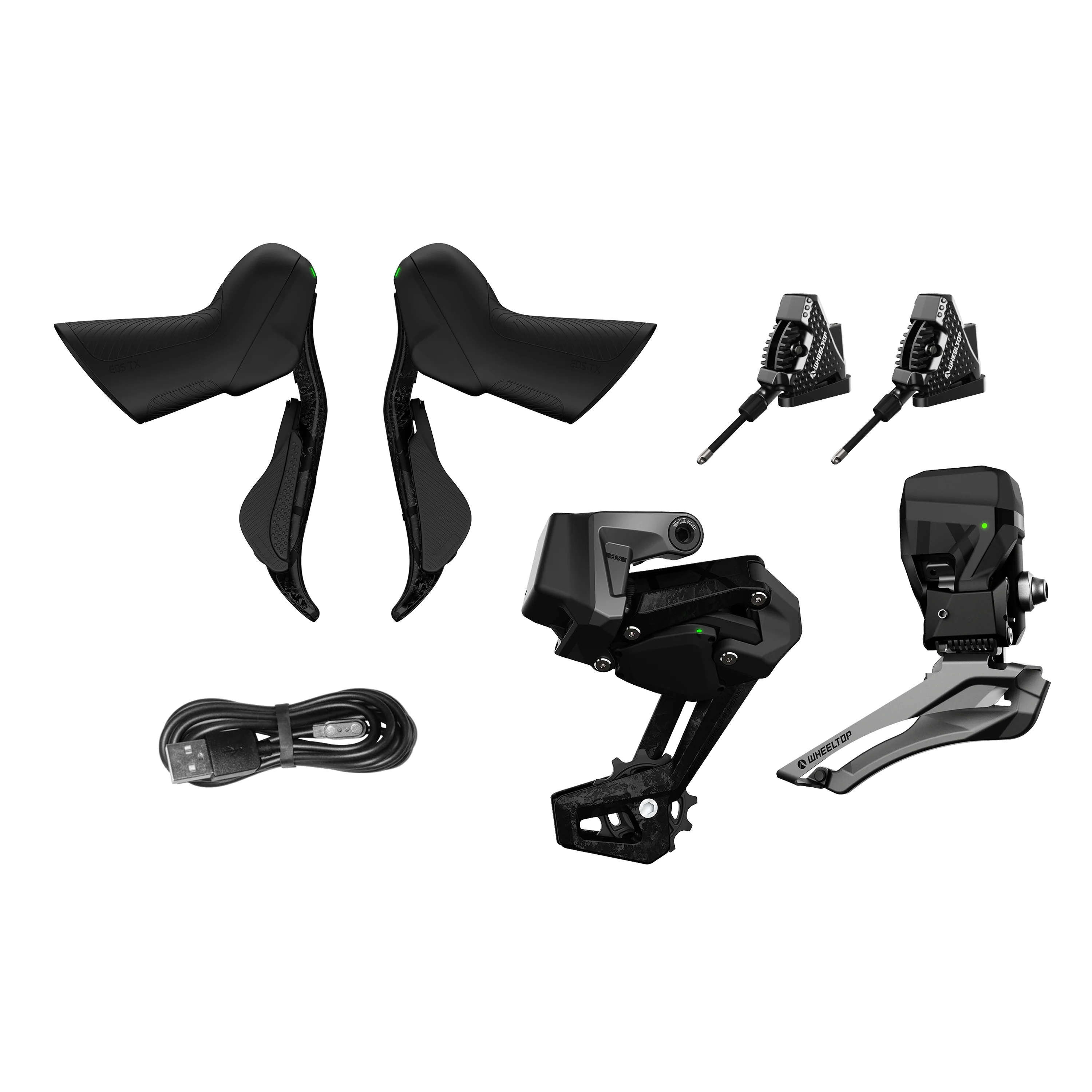 WHEELTOP EDS-TX Wireless Carbon Electronic Shifter/Derailleur (Road ...