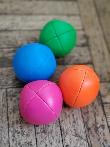 Juggling Balls, 1 Ball UV Pro 4 Panel Premium Faux Leather | Flow Juggle