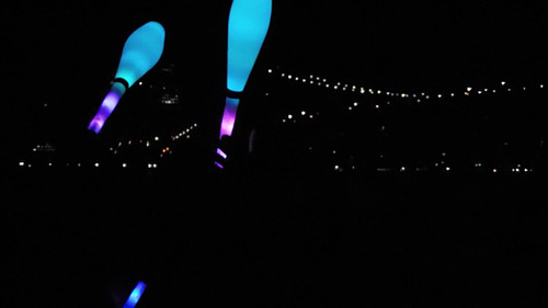 Set of 3 JS2 Led juggling Club +Remote! 42 colours 1500+ Combinations ...