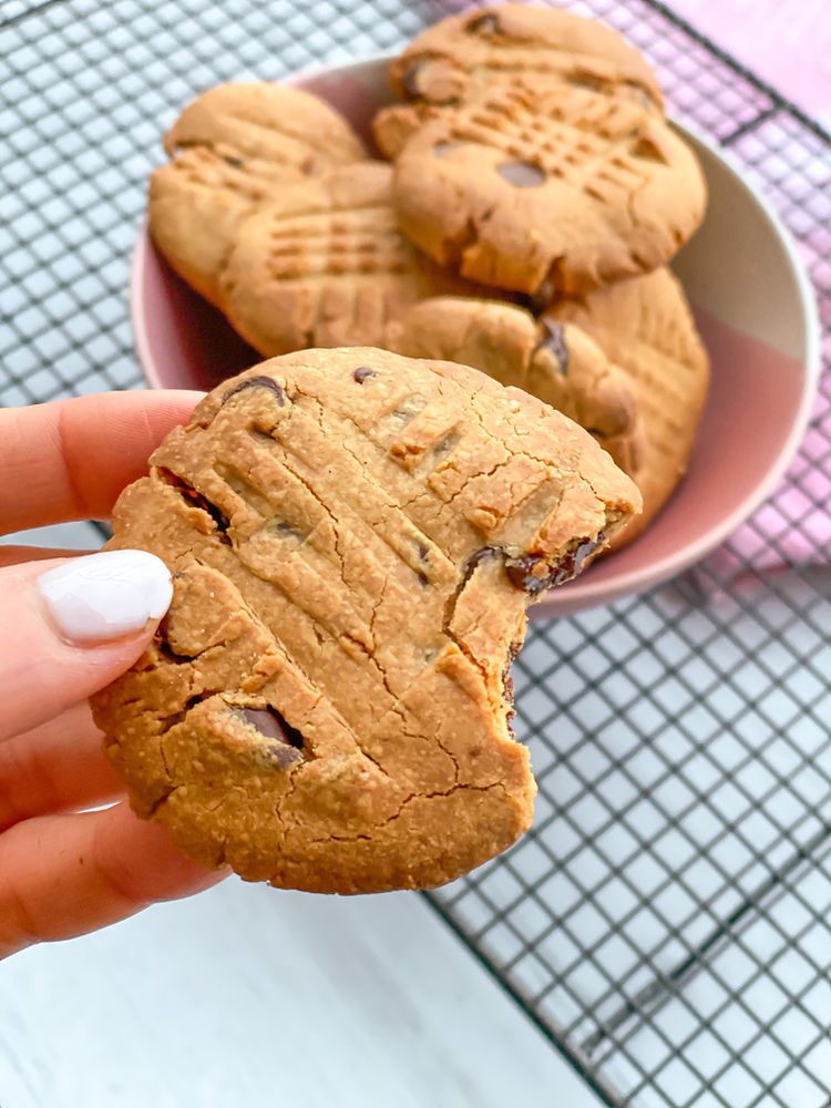 PB Choc Chip Cookies