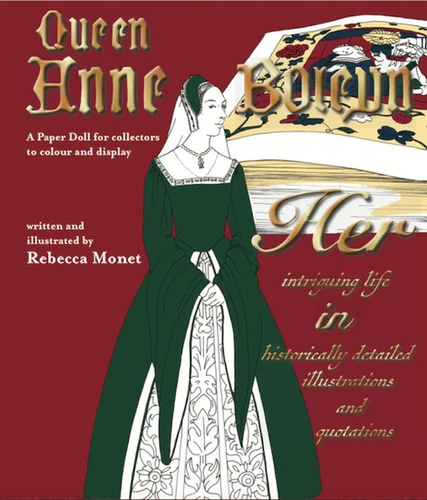 Queen Anne Boleyn Paper Doll Colouring Book | Fox Lane Books