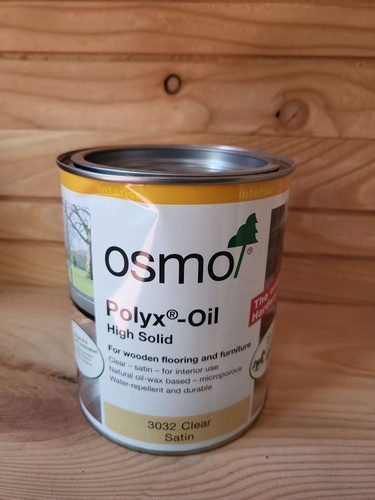 Osmo Polyx Oil 3032 Clear Satin 750ml | Scottish Wood