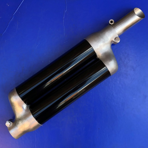 Norton Double Barrel Exhaust Silencer | Kingpin Components