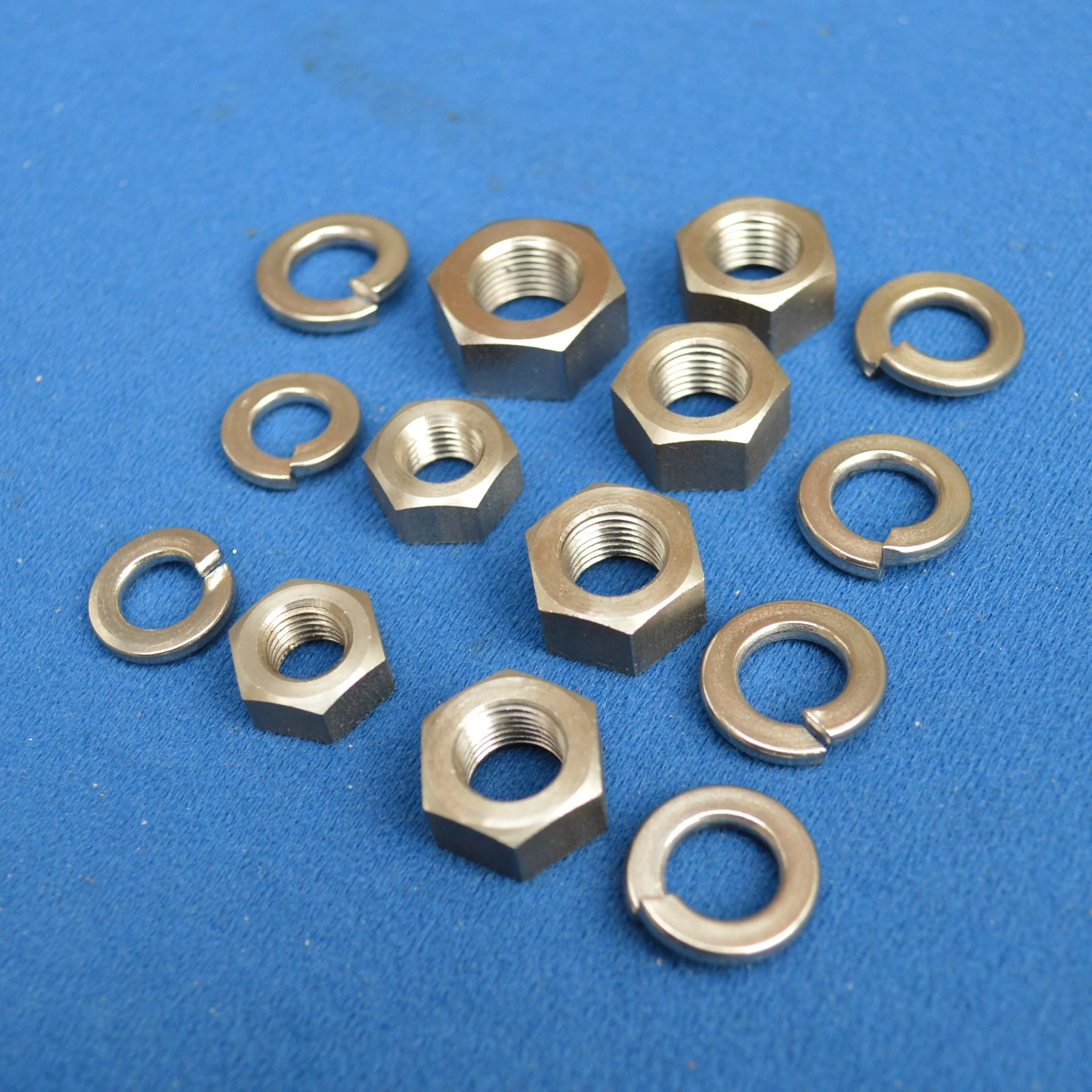 Lightweight Webb Girder Fork Spindle Nut Set | Kingpin Components