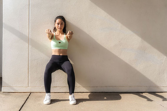 Wall Sit Challenge Before And After 30 Day Sit Ups, Squats And