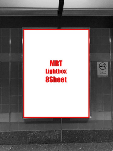 Light Box 8 sheet (ป้ายรถไฟฟ้า MRT)