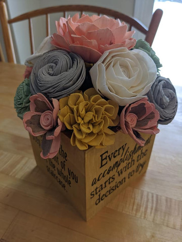 Flower Box with Sayings | Notable Creations
