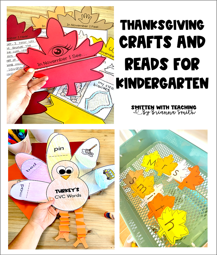 Thanksgiving Crafts and Activities for November in Your Primary Classroom